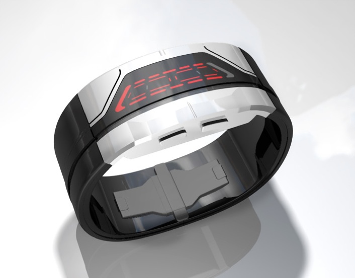 LED Bracelet Watch Design For The Futurist | Tokyoflash Japan