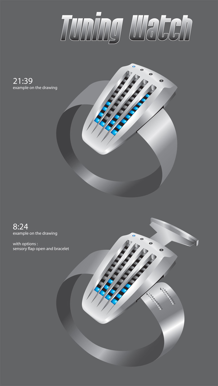 Tuning Watch – Car Design LED Watch | Tokyoflash Japan