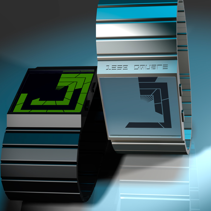 An LCD Watch Design For Squares | Tokyoflash Japan