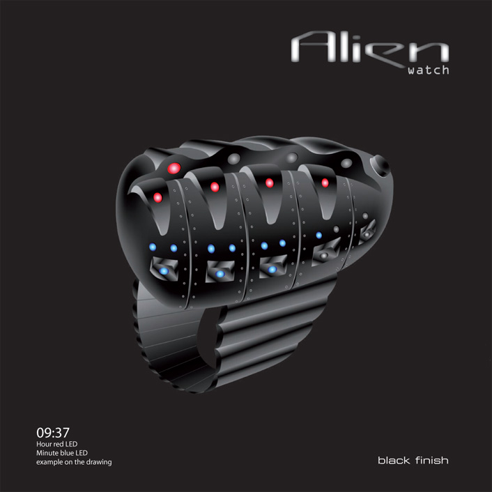 Is it an Alien? No, it’s a Watch Design! | Tokyoflash Japan
