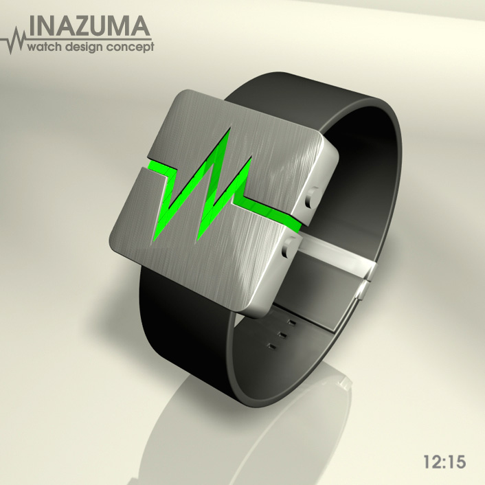 Metal Cut LED Watch Design | Tokyoflash Japan