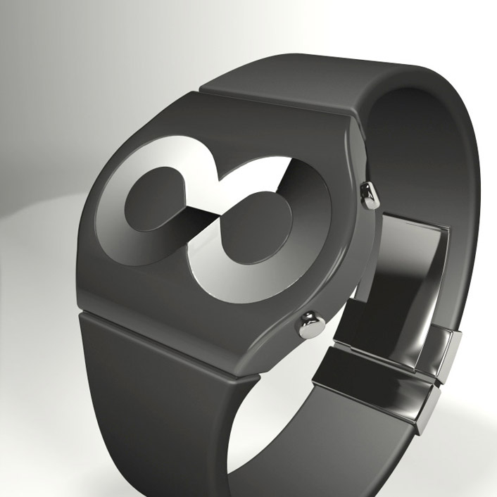 Infinity Electronic Ink Watch Design | Tokyoflash Japan