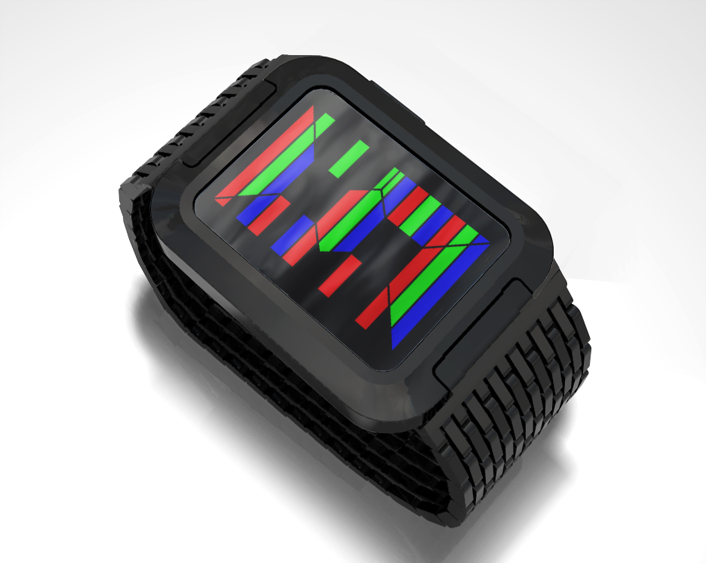 Interlaced LED Watch Design | Tokyoflash Japan