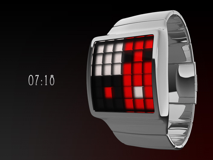 3×3 LED Watch Design | Tokyoflash Japan