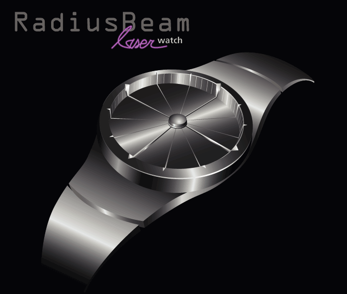 “Laser RadiusBeam” Watch Design | Tokyoflash Japan