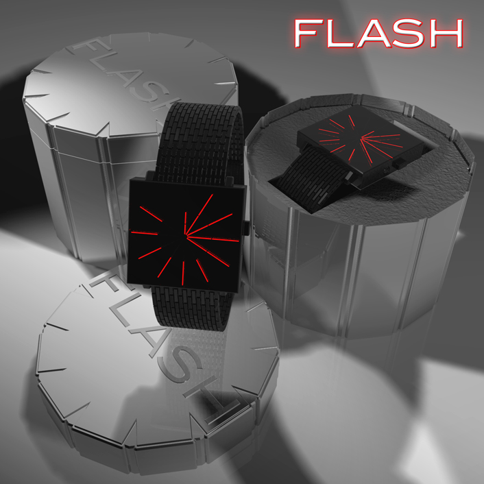 Time in a Flash LED Watch Design | Tokyoflash Japan
