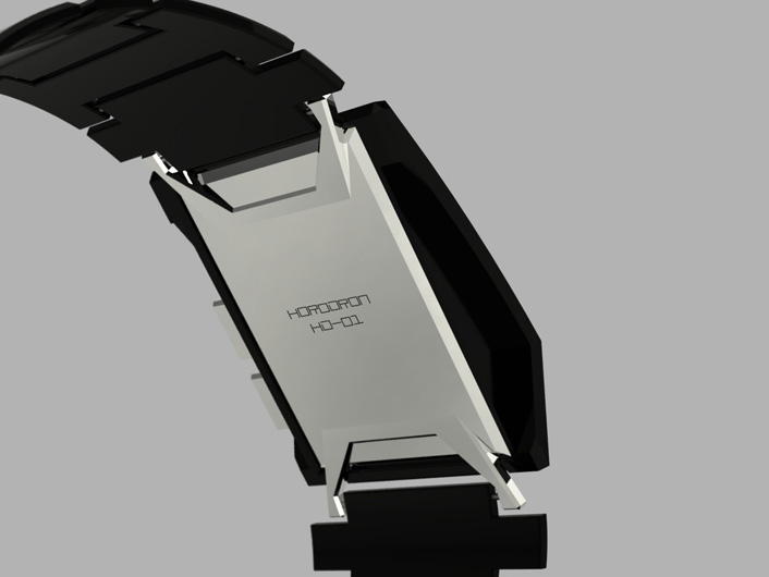 Radical & Sculptural E-Ink Watch Design | Tokyoflash Japan