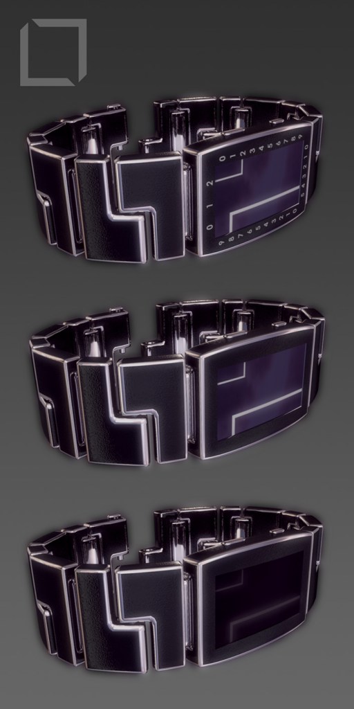 L7 Square Geometric Concept Watch | Tokyoflash Japan