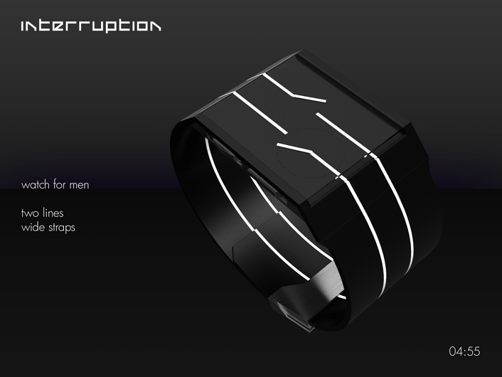 Interruption – LED Watch Design | Tokyoflash Japan