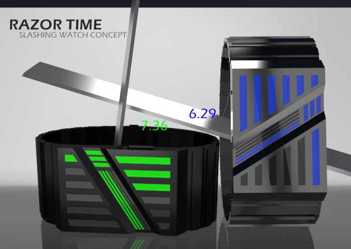 Are You A Samurai? Razor Time Concept Watch | Tokyoflash Japan