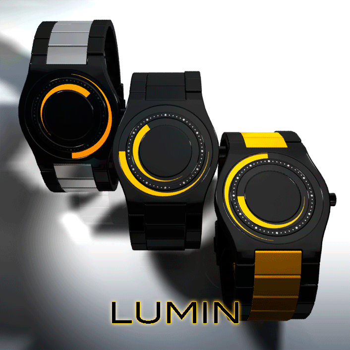 Lumin – Analog Watch Design With Shining Light | Tokyoflash Japan