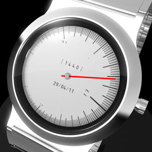1440 An E-Paper Analog Watch Design | Tokyoflash Japan