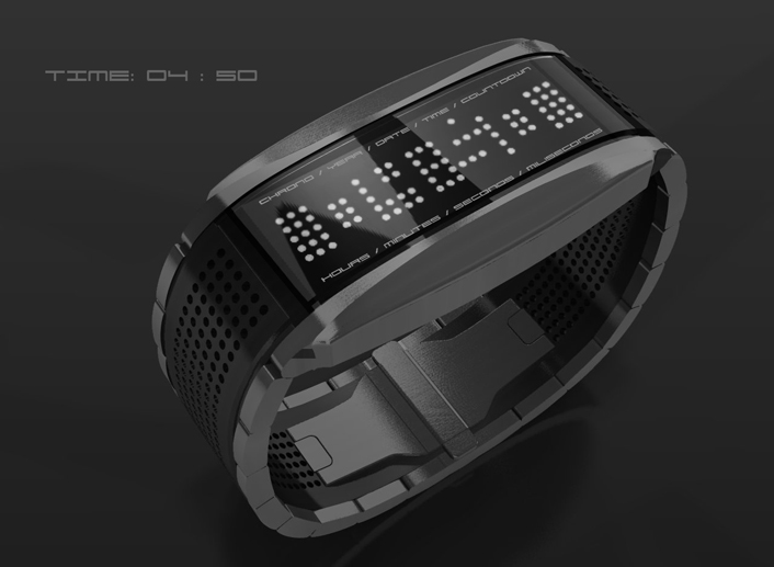 High Octane LCD Sports Watch Design | Tokyoflash Japan