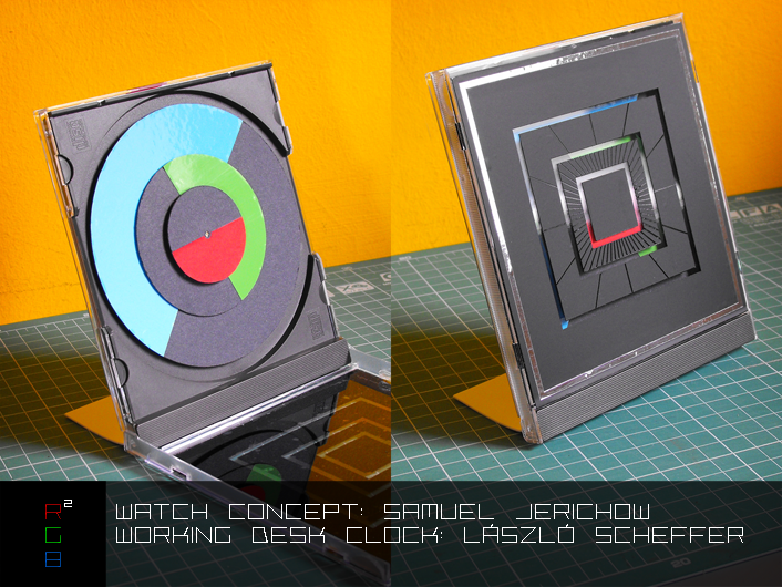 RGB Squared Analog LED Watch Design | Tokyoflash Japan