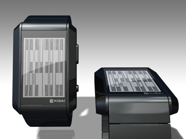 The Right Angle LCD Watch Design With USB Memory | Tokyoflash Japan
