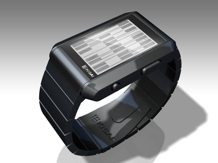 The Right Angle LCD Watch Design With USB Memory | Tokyoflash Japan