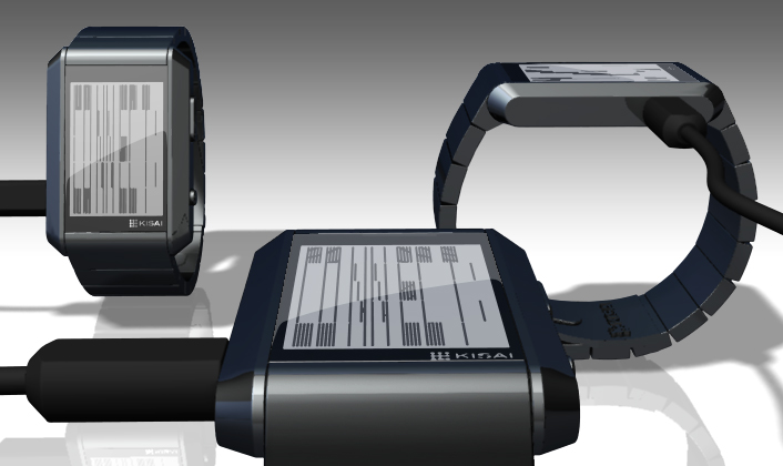 The Right Angle LCD Watch Design With USB Memory | Tokyoflash Japan