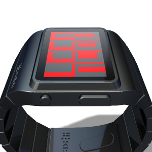 Positive Negative LCD Watch Design | Tokyoflash Japan