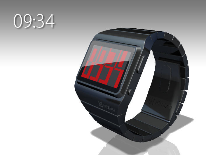 Positive Negative LCD Watch Design | Tokyoflash Japan