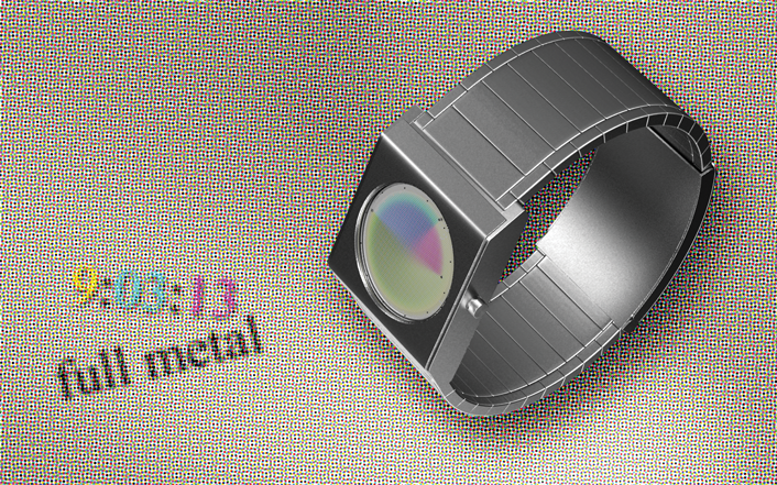 Halftone – Analog Artprint Watch Design | Tokyoflash Japan