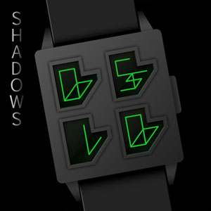 Shadows LCD watch lifts time out of the shade. | Tokyoflash Japan