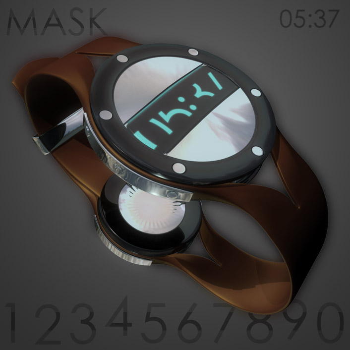 MASK LCD & lEET watches for the discerning hacker. | Tokyoflash Japan