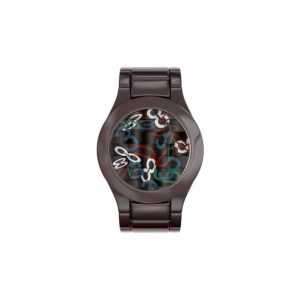 ‘Ripple’ e-paper watch adds texture to display time. | Tokyoflash Japan