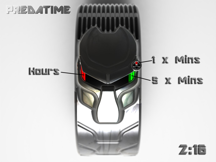 Predatime – Predator Inspired Watch Concept | Tokyoflash Japan