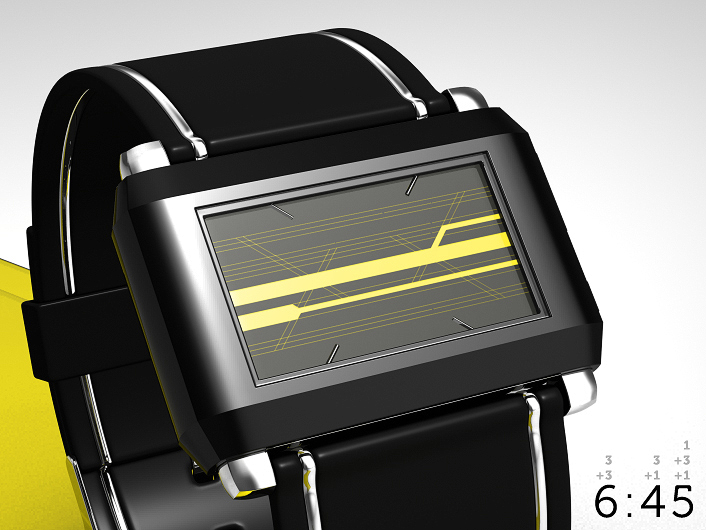 Timeline Crypted Watch Design | Tokyoflash Japan
