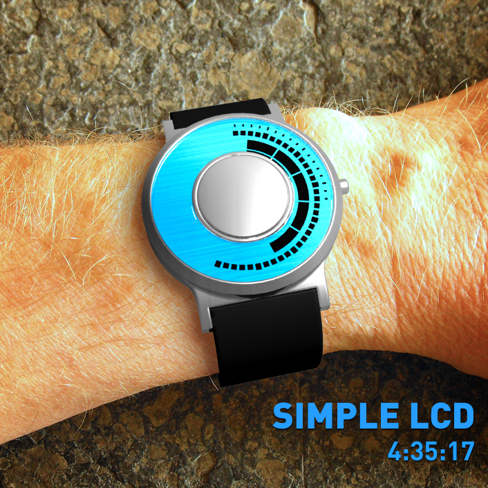 Simple LCD Watch Concept | Tokyoflash Japan