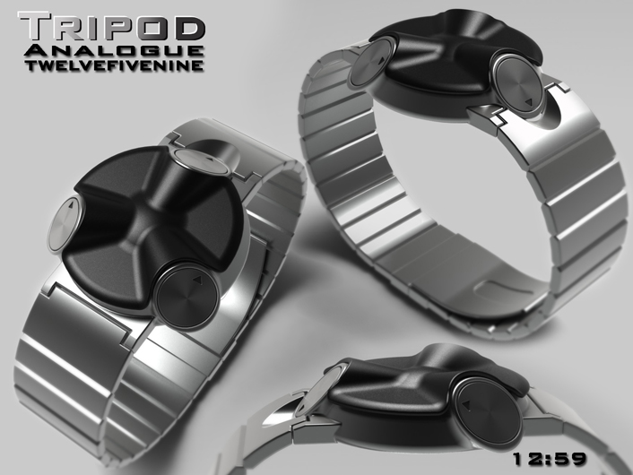 Tripod – Pods That Display Time | Tokyoflash Japan