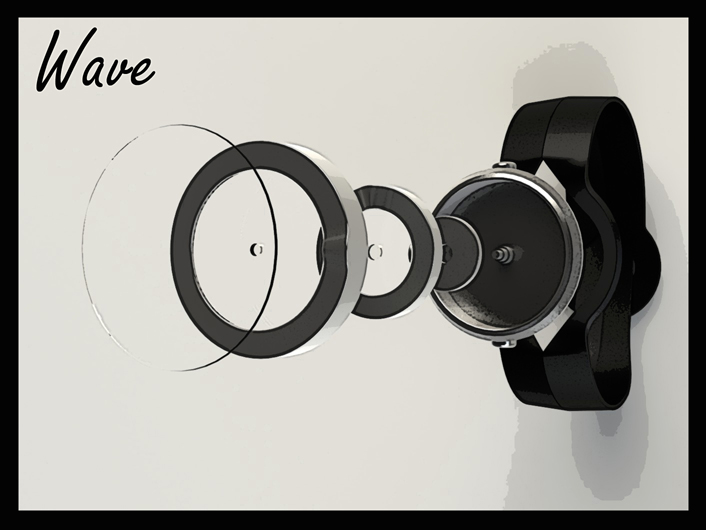 Wave Analogue Watch Design | Tokyoflash Japan