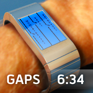 Gaps LCD watch opens digital doors. | Tokyoflash Japan