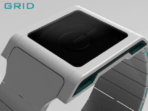 Grid Analogue watch recreates 3D space. | Tokyoflash Japan