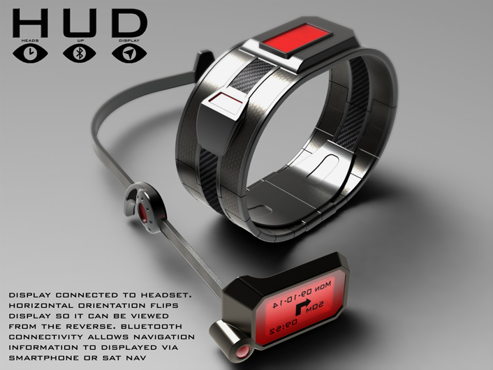 HUD LCD watch: for your cyborg-future time telling needs. | Tokyoflash ...