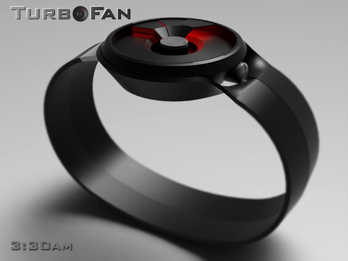 Turbofan Mechanical watch with armour plated blades! | Tokyoflash Japan