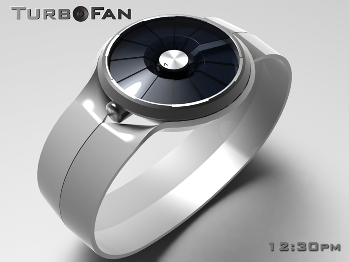 Turbofan Mechanical watch with armour plated blades! | Tokyoflash Japan