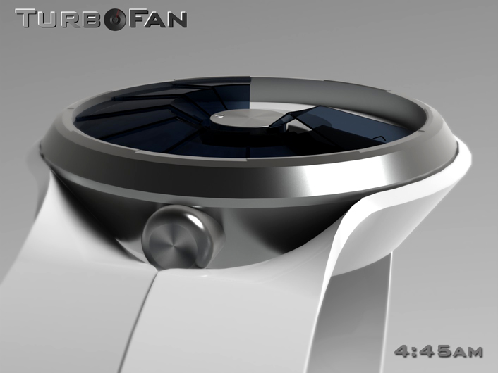 Turbofan Mechanical watch with armour plated blades! | Tokyoflash Japan