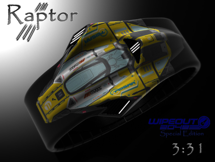 Raptor LED watch races onto your wrist. | Tokyoflash Japan