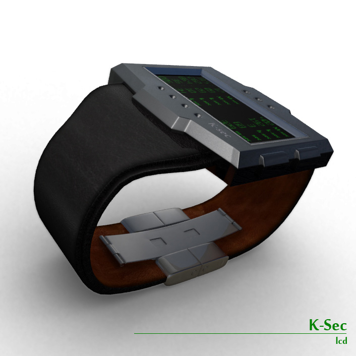K-sec LCD watch for star travellers | Tokyoflash Japan