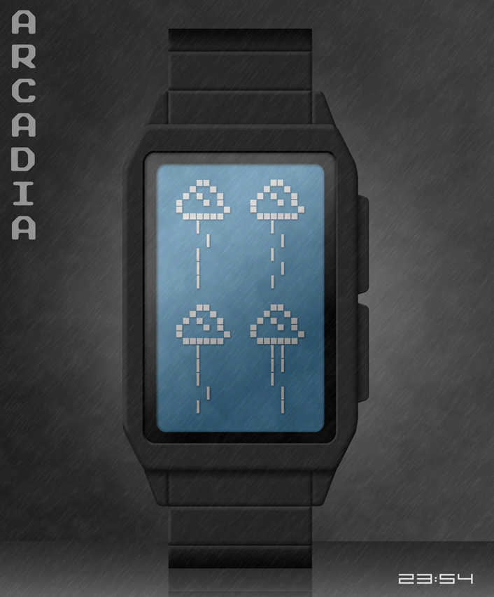 Arcadia LCD watch for retro gamers. | Tokyoflash Japan