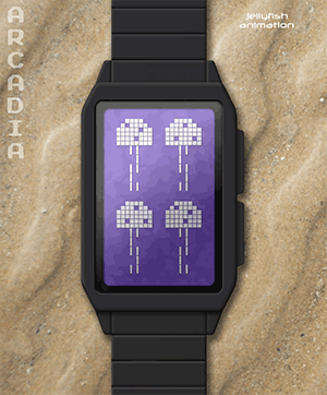 Arcadia LCD watch for retro gamers. | Tokyoflash Japan