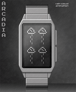 Arcadia LCD watch for retro gamers. | Tokyoflash Japan