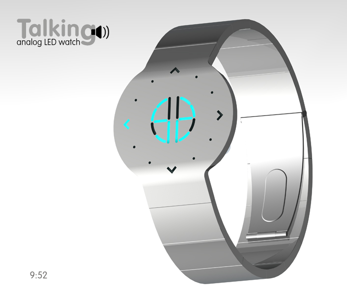 Talking watch with Music Player | Tokyoflash Japan