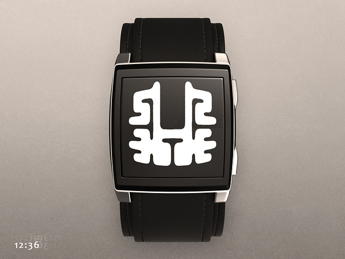 Rorschach 2 e-paper watch [update] | Tokyoflash Japan