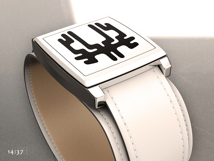 Rorschach 2 e-paper watch [update] | Tokyoflash Japan
