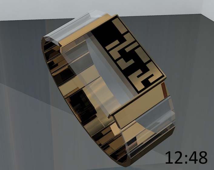 ‘Part-Time’ LCD watch is futuristic, semi-transparent | Tokyoflash Japan