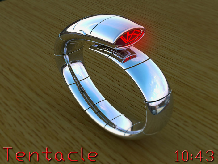 ‘Tentacle’ bio-mechanical alien watch | Tokyoflash Japan