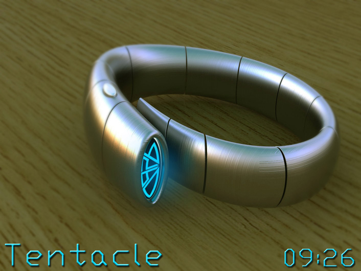 ‘Tentacle’ bio-mechanical alien watch | Tokyoflash Japan