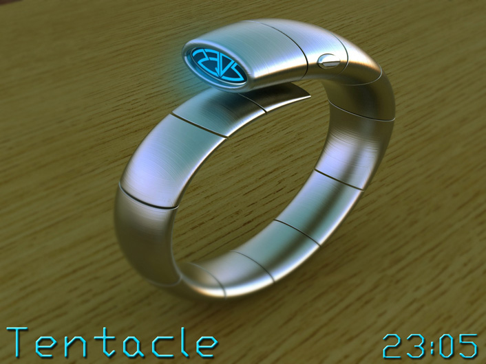 ‘Tentacle’ bio-mechanical alien watch | Tokyoflash Japan